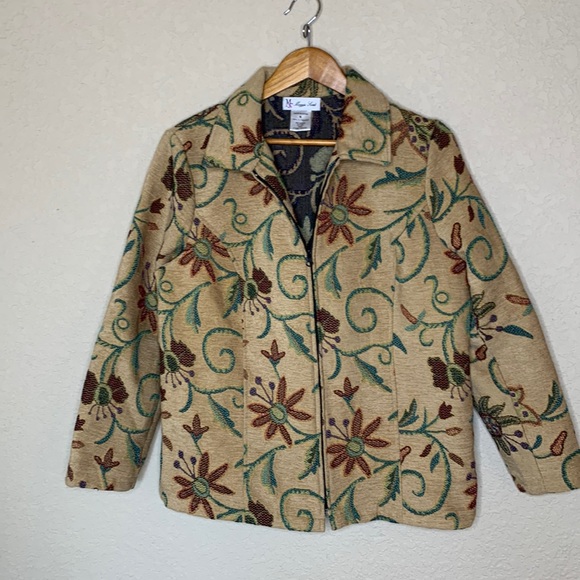 Maggie Sweet | Jackets & Coats | Maggie Sweet Upholstered Coat Zip Up ...